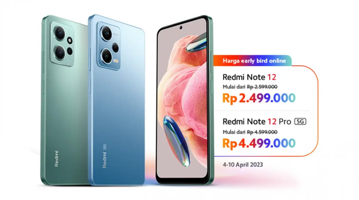Redmi Note 12 dan Redmi Note 12 Pro 5G Resmi Dijual, Ada Potongan Harga ...