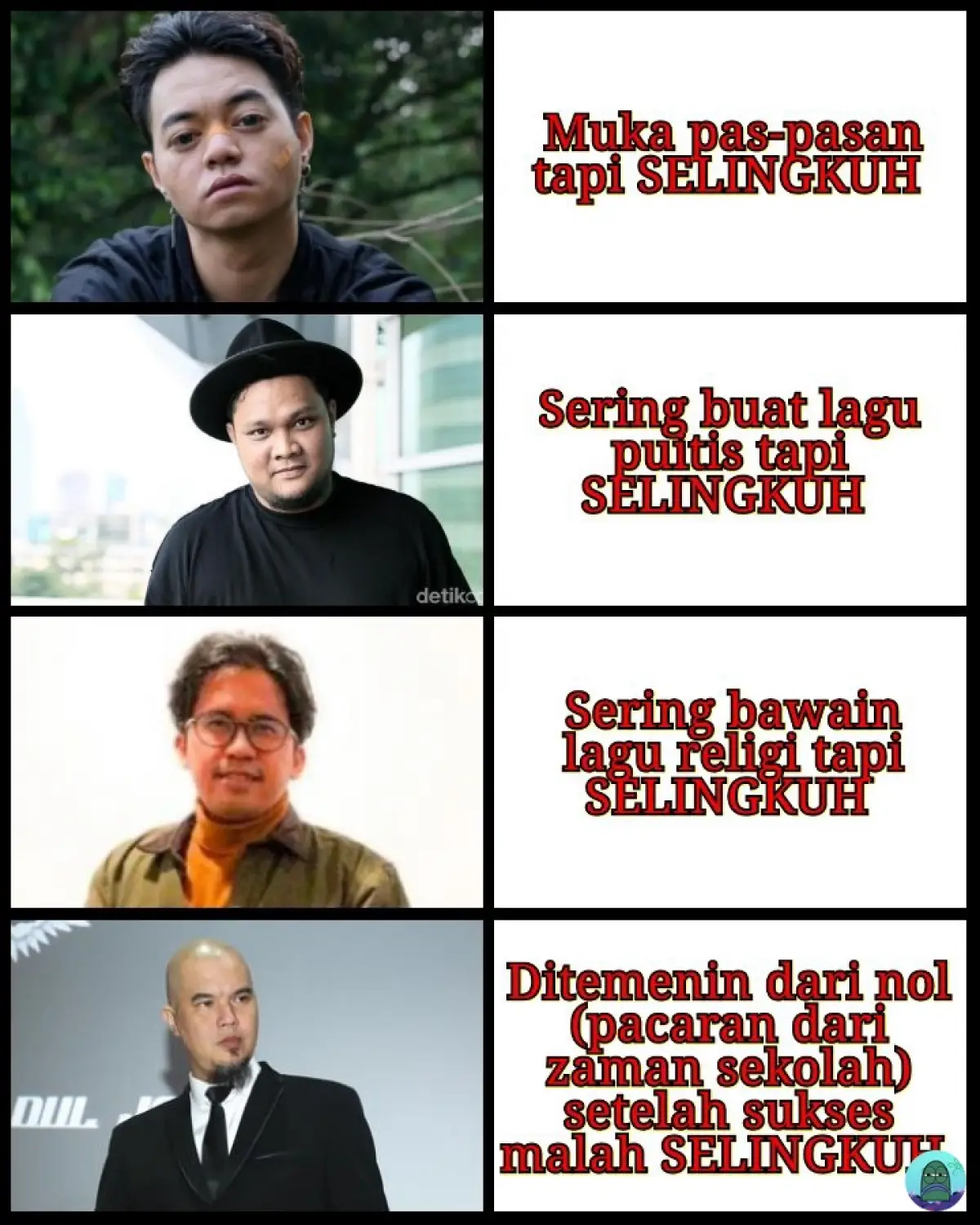 Ada Virgoun Hingga Ahmad Dhani, Meme Pria Selingkuh Ini Tuai Reaksi ...